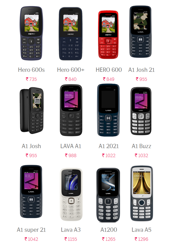 Keypad Mobile Price : खरीदना है Feature Phone तो ये हैं Best 44 Keypad ...
